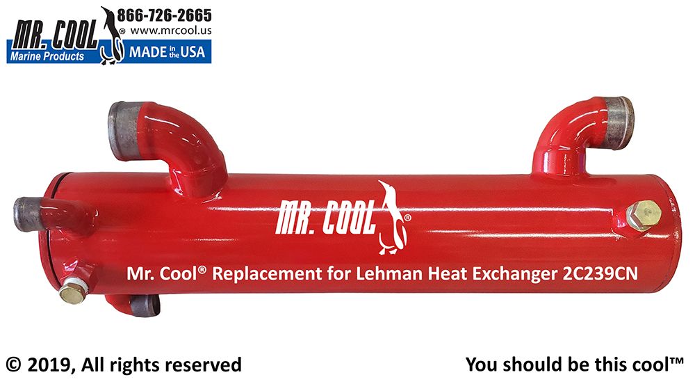 FORD LEHMAN 2725E HEAT EXCHANGER 2C239CN 4" x 20" - Marine Energy Systems