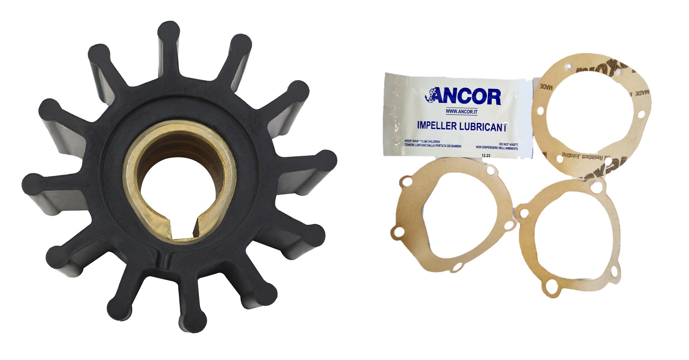 ANCOR 2041 Impeller Johnson 09-801-B / Jabsco 4568-0001 Replacement ...
