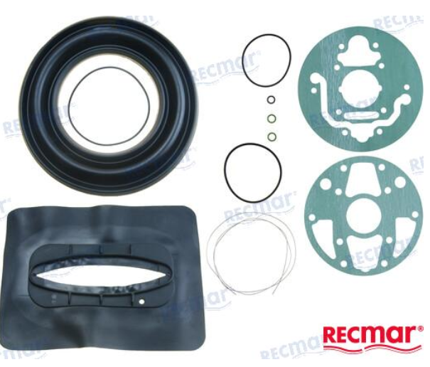Volvo Penta Sail Drive Rubber Diaphragm Instal Seal Kit Replaces 21389 ...