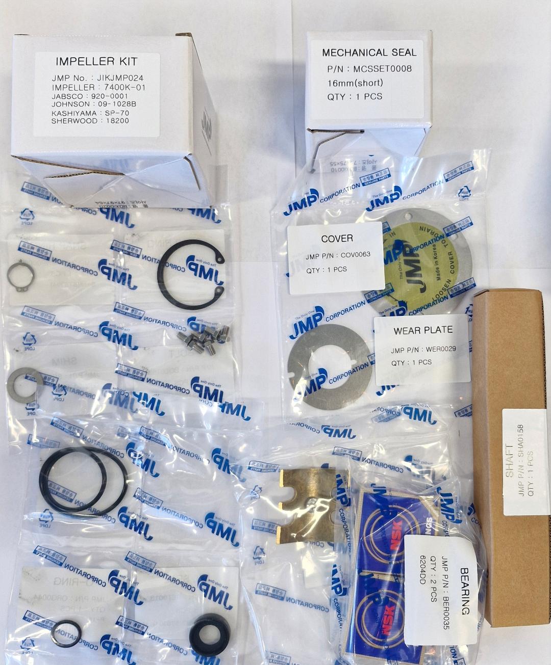 Major kit for JMP Pump JPR-CT3054 — Marine Energy Systems