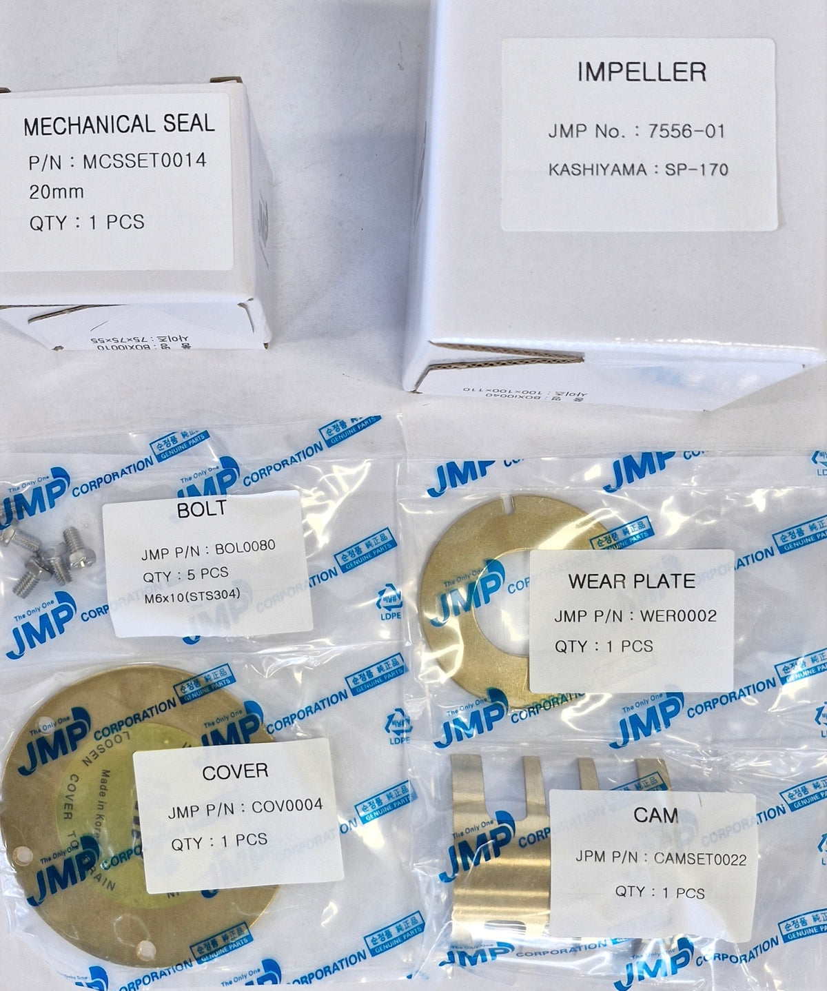 Minor Service kit JSM0068 for JMP Pump HDS250 for Hyundai Seasall S250 ...
