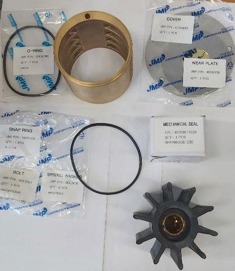 Sherwood G3001X / Cat C32 Seawater Pump Minor Kit Replacement JSM0140 ...