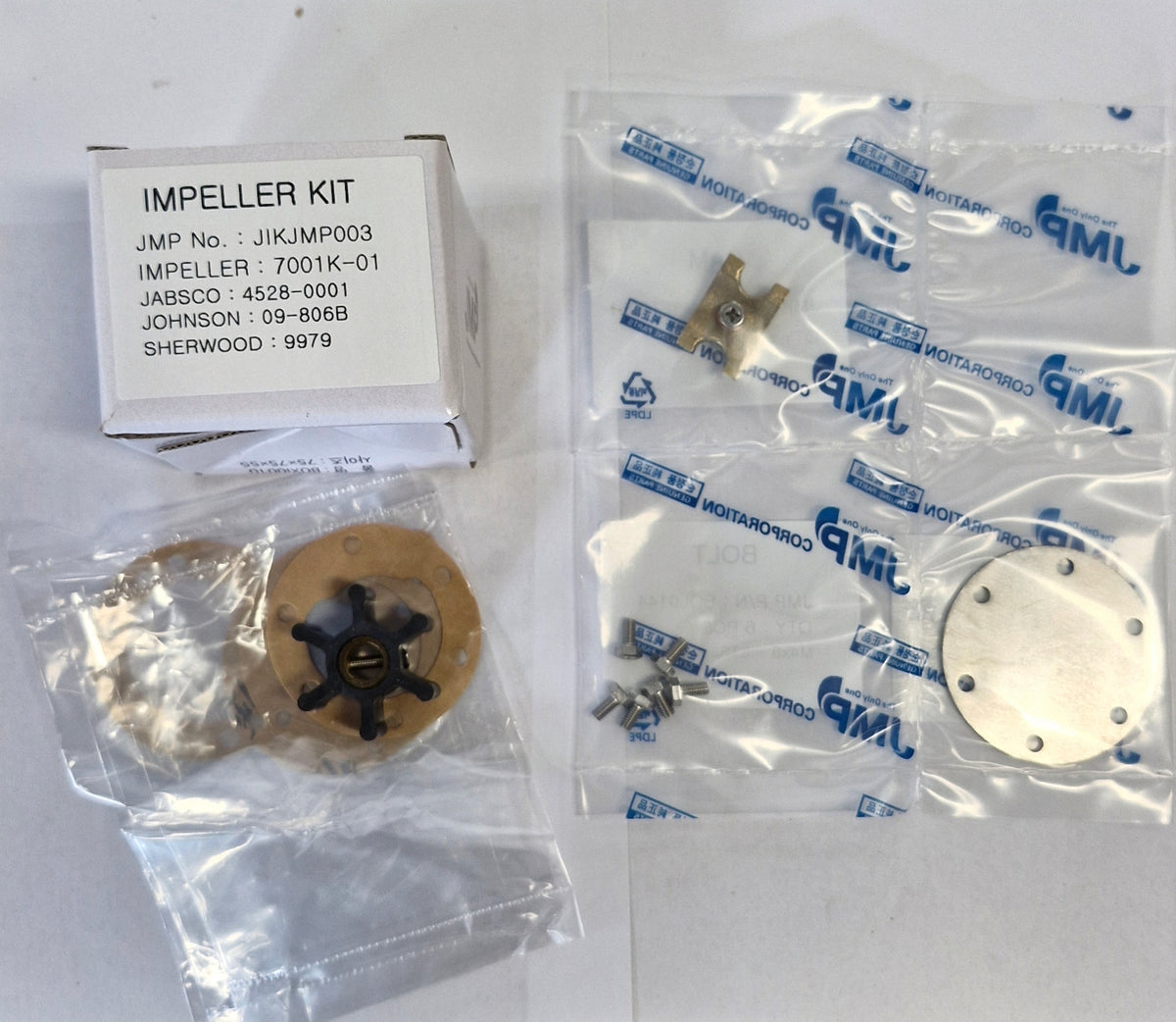 Minor Service Kit JSM0183 for JMP Pump JPR-YM07IP — Marine Energy Systems