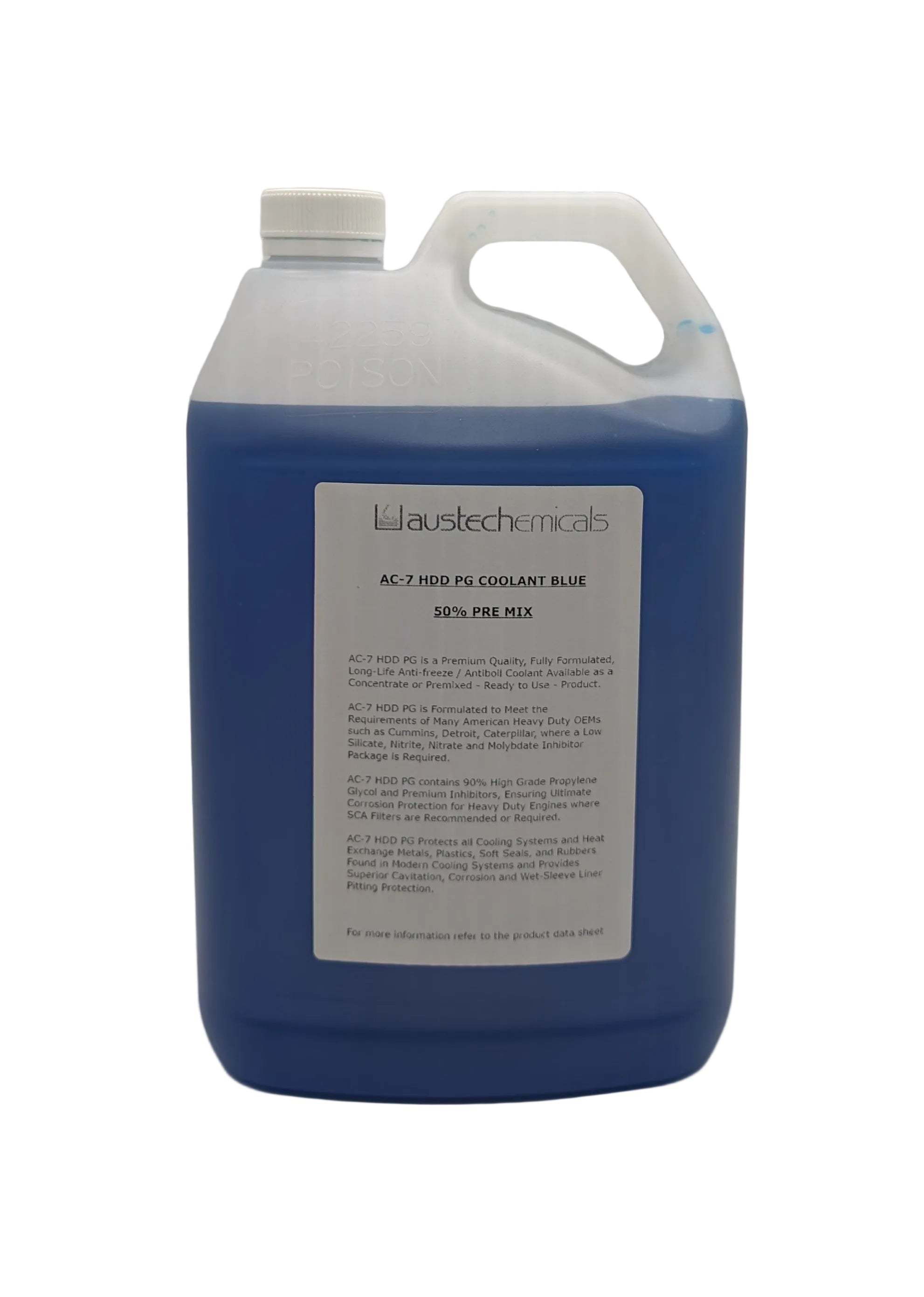 Blue Marine Coolant AC-7 HD PG Premix Blue - Cummins PG 5L - Marine ...