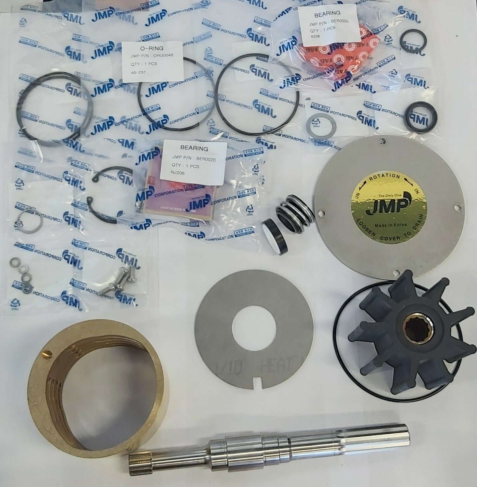 Major Repair Kit JSK0069 for JMP Pump JPR-C1905 ( Jabsco 18770-0003) Q ...
