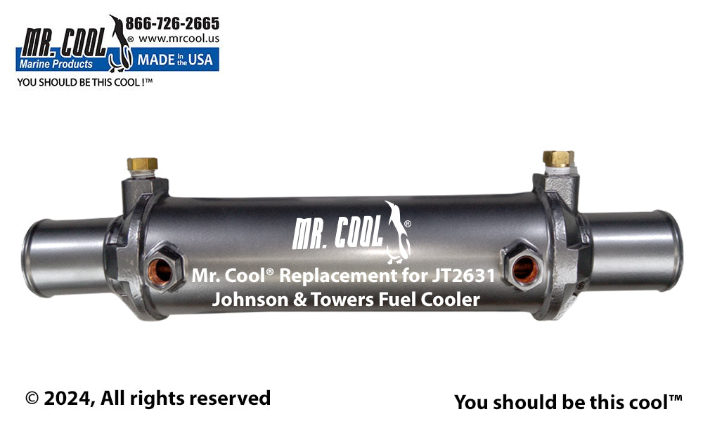 Fuel Cooler JT2631 Johnson & Towers Fuel Mr Cool Replacement — Marine ...