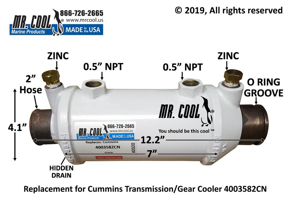 Cummins - HEAT EXCHANGERS & COOLERS — Marine Energy Systems