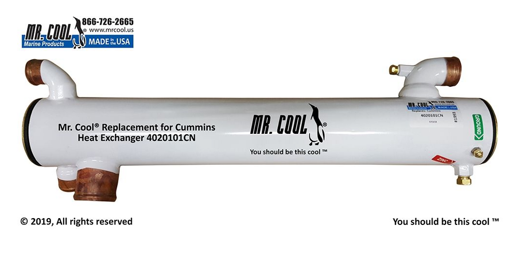 Cummins - HEAT EXCHANGERS & COOLERS — Marine Energy Systems