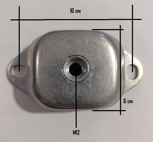 Engine Mount 120x60 (M12 BOLT) Isolator 100 kg Rated (AN 5130) - Marine ...