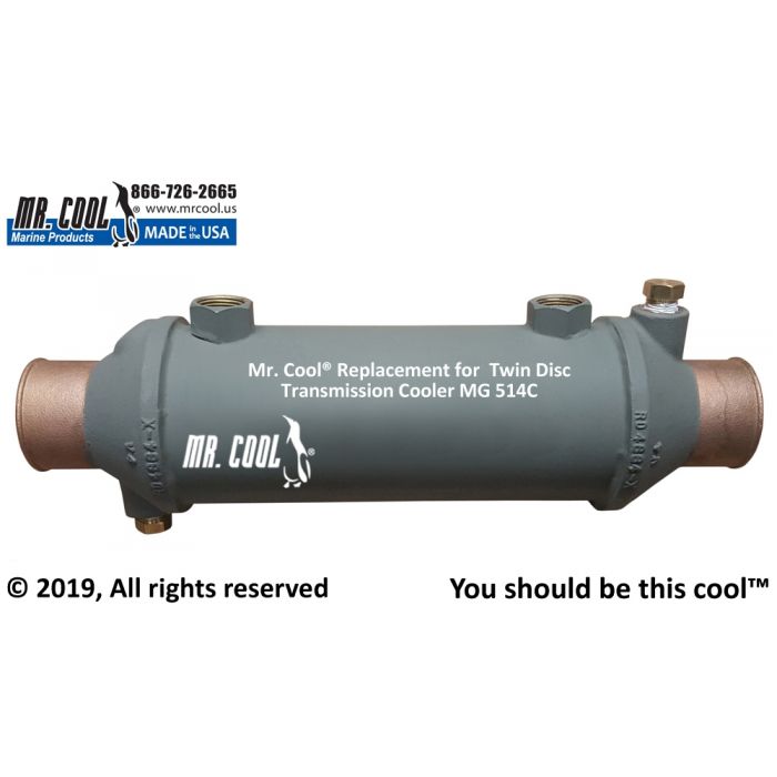 MG 514C Twin Disc Transmission Cooler Replacement — Marine Energy Systems