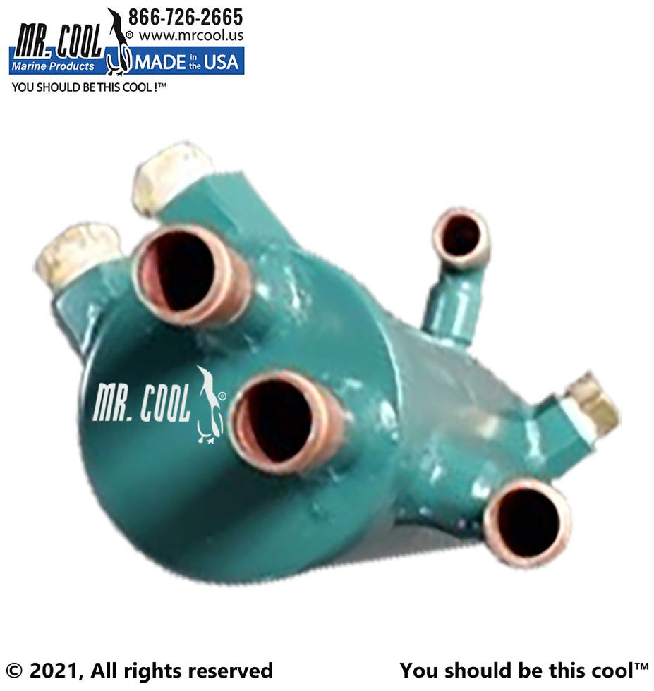Volvo Penta 2002 & 2003 Heat Exchanger 859360, 840741 Mr COOL Replacem — Marine Energy Systems