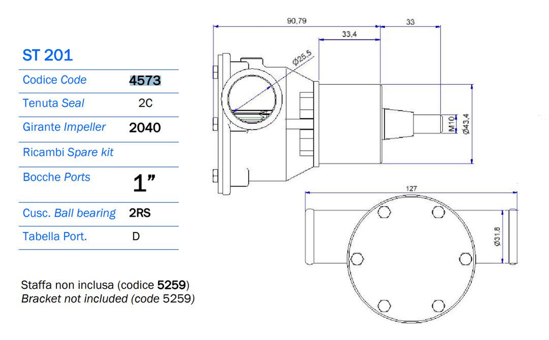 Seawater Pumps - Volvo Penta - Diesel — Marine Energy Systems