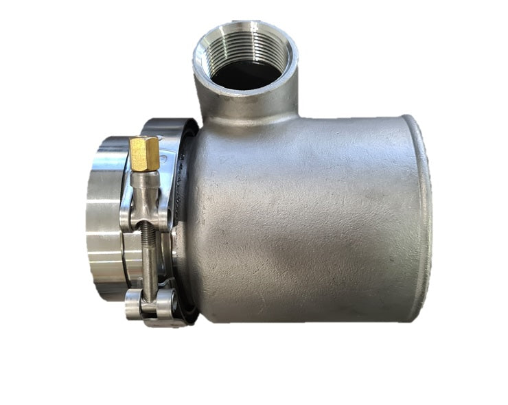 2"x 3" Cast 316 Stainless Steel Exhaust Mixing Elbow Kit - Marine ...