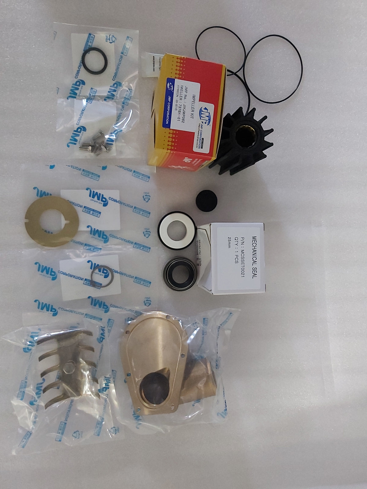 JMP-JSM0127 MINOR KIT FOR Yanmar 6LY3 Seawater Pump 119578-42501 ...