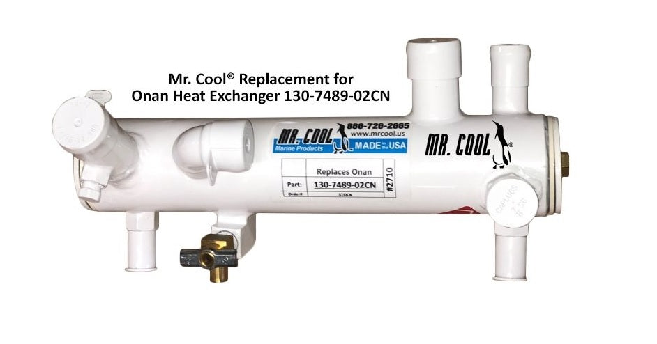 ONAN MDKD & MDKB HEAT EXCHANGER MEC 130-7489-02CN - Marine Energy Systems