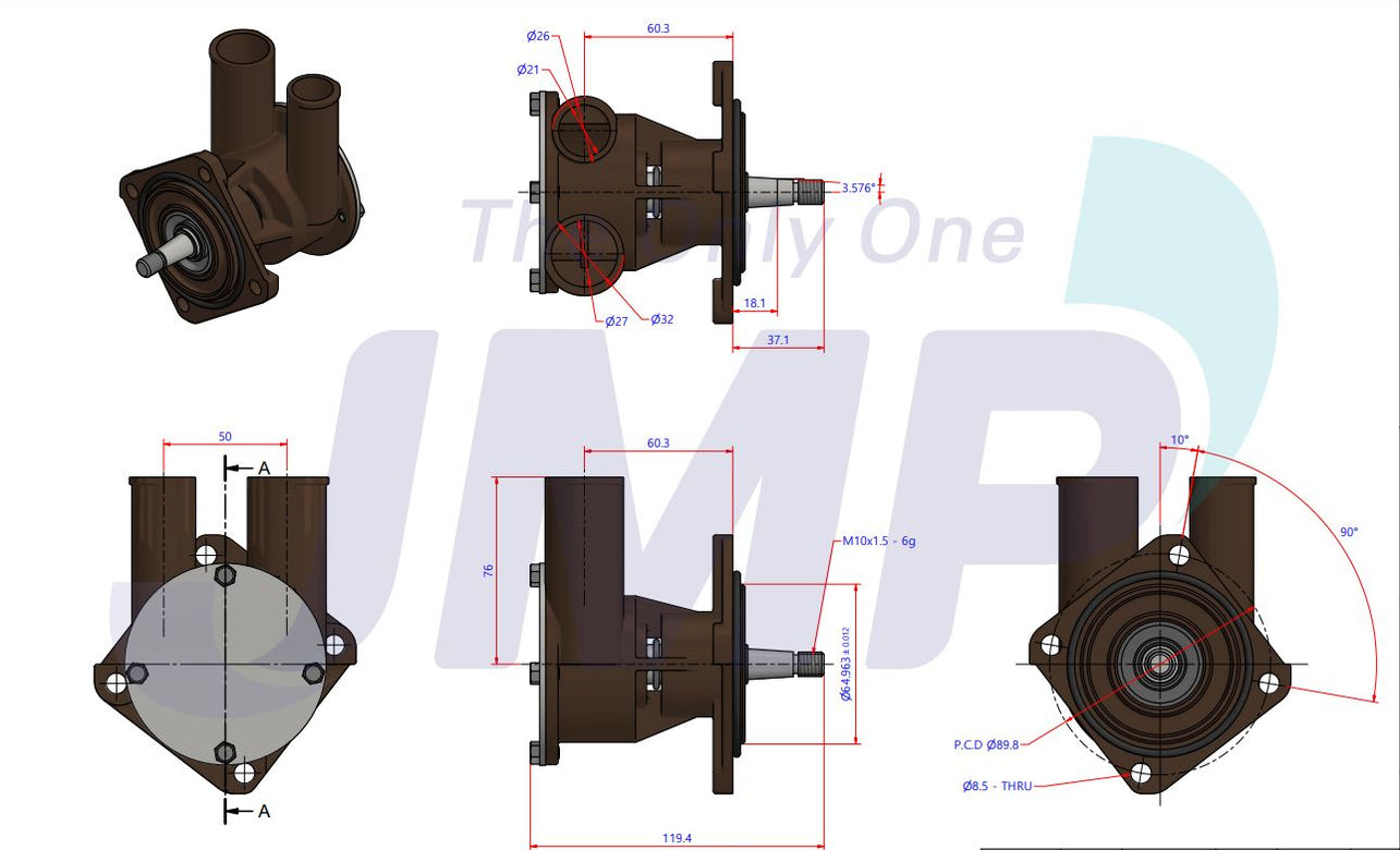 Seawater Pumps - Volvo Penta - Diesel — Marine Energy Systems