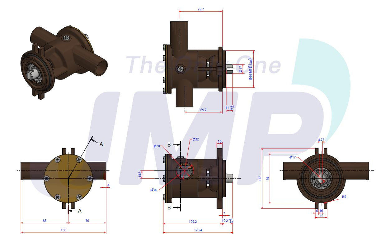 Seawater Pumps - Volvo Penta - Diesel — Marine Energy Systems