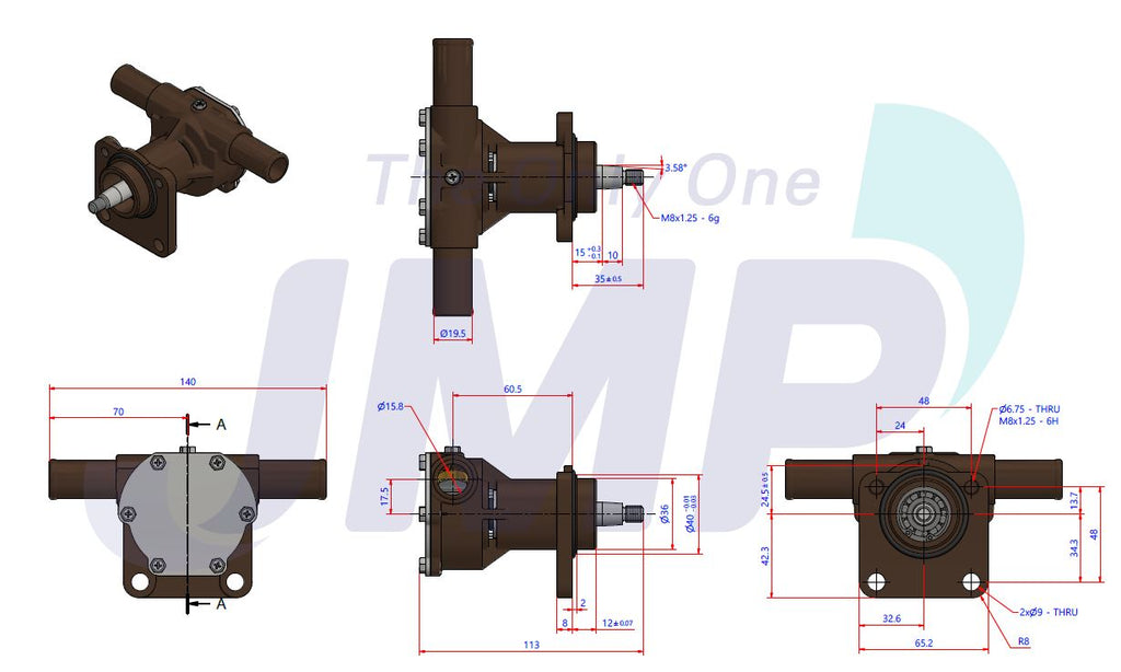 Seawater Pumps - Volvo Penta - Diesel — Marine Energy Systems