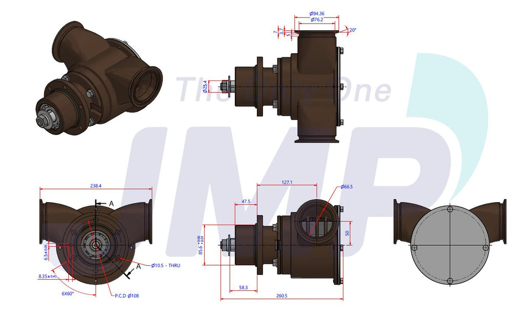 Detroit Diesel / MTU Engine Cooling Pumps — Marine Energy Systems