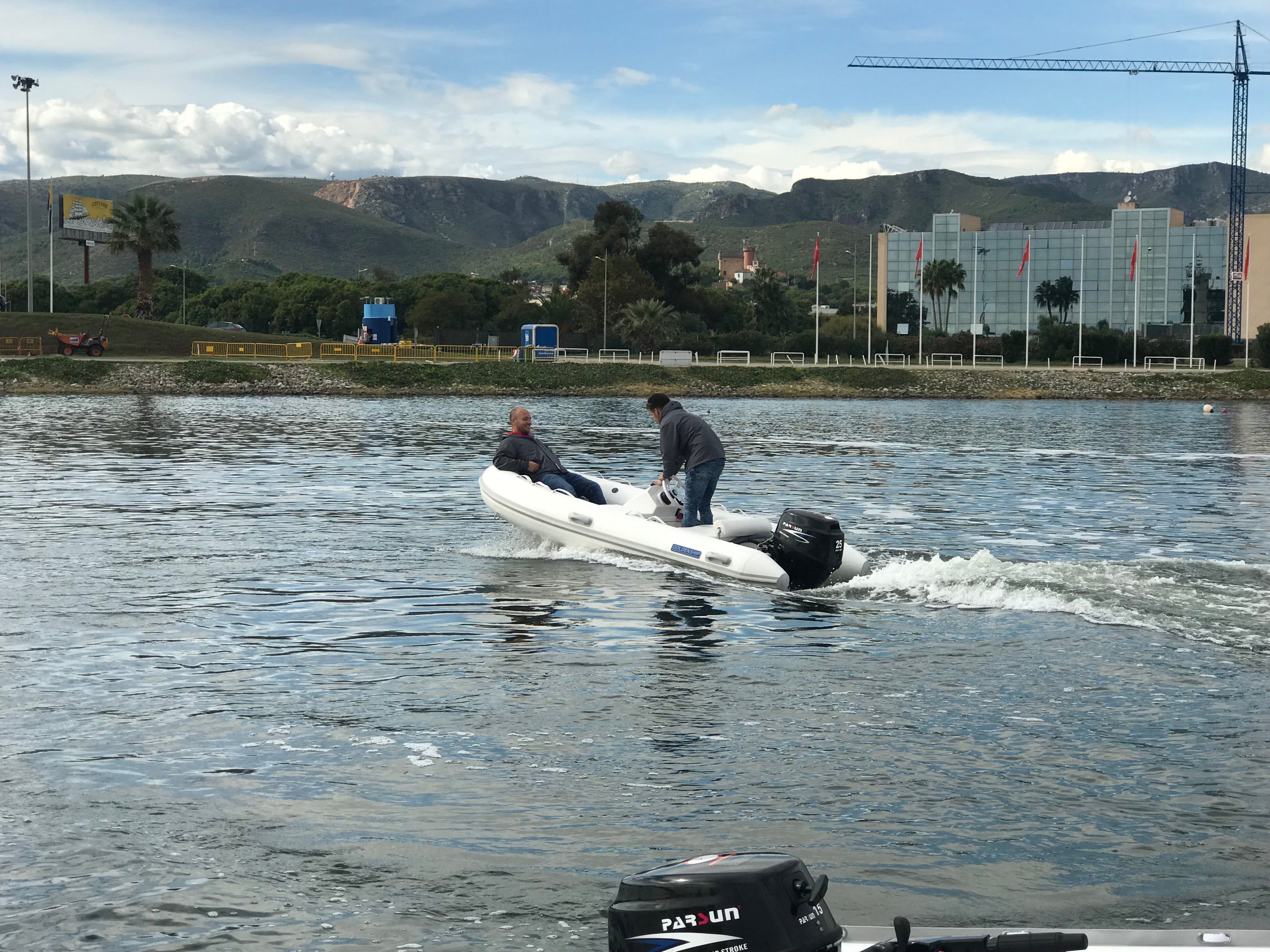 RIB Ridged Inflatable 3.6 Metre Console Boat with Fiberglass Hull VENU ...