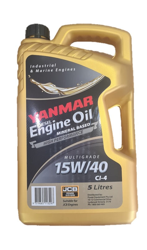 Yanmar 15W/40 Marine Diesel Engine Oil 15W40 5 Litres — Marine Energy ...