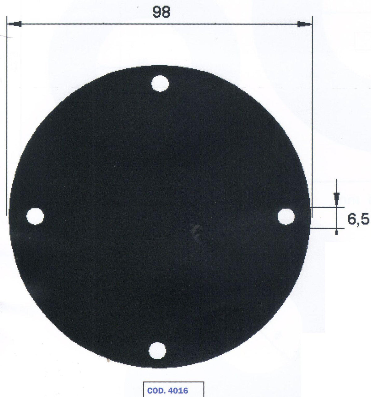 Impeller Cover Plate (Seawater Pump) Jabsco 50355-0000 VW 06V121012 Re ...